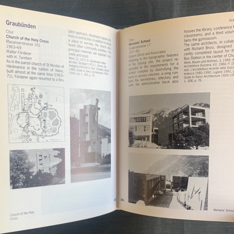 Switzerland 20th century / Birkhauser architectural guide