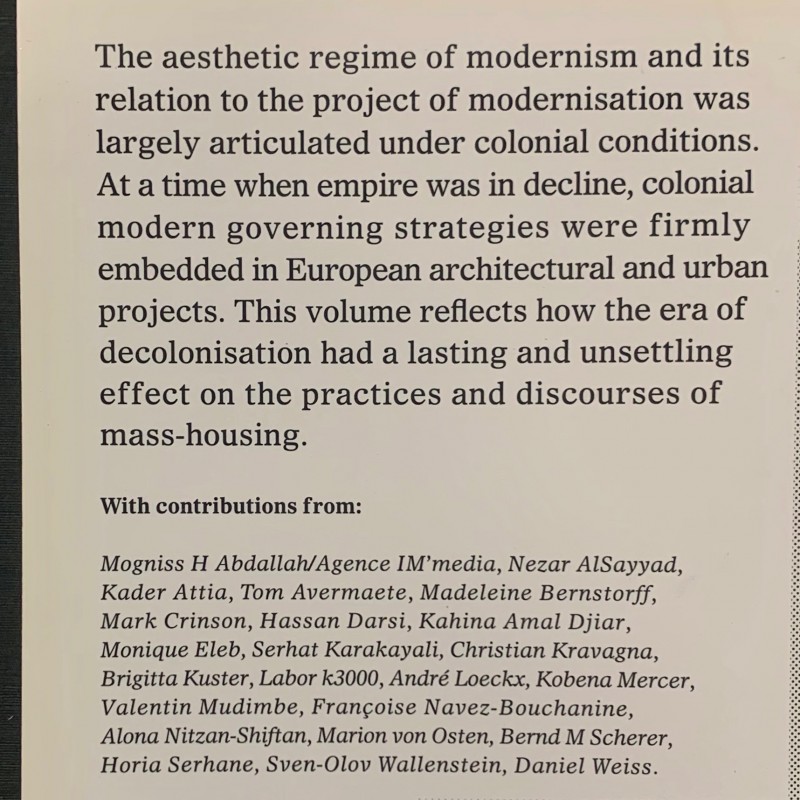 Colonial modern / aesthetics of the past, rebellions for the future.