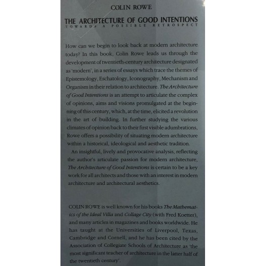 Architecture of Good Intentions - Wiley